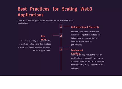 Scalable Web3 Development Best Practices And Strategies Ppt