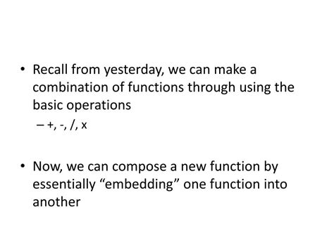 Ppt 3 6 2 Composing Decomposing Functions Powerpoint Presentation Free Download Id 2858974