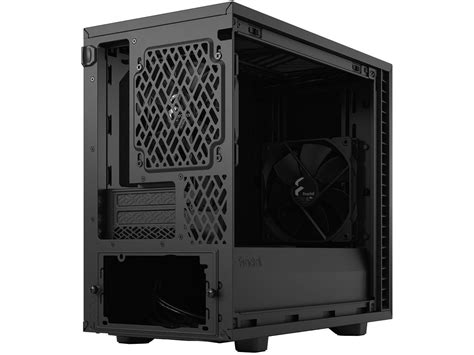 Fractal Design Define 7 Nano Black Brushed Aluminum Steel Silent Mini