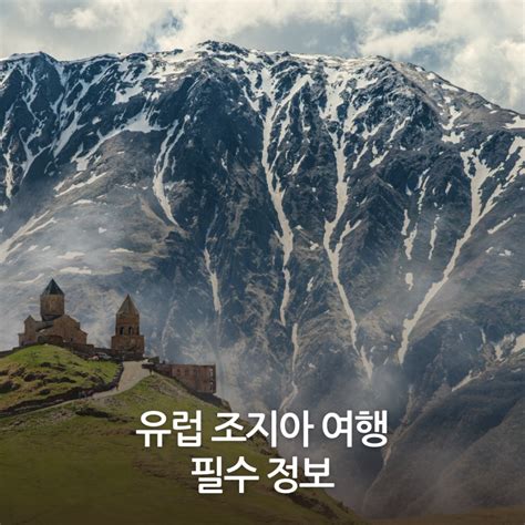 유럽 조지아 여행 경비 지도 준비물 비행시간 항공권 날씨 위치 언어 네이버 블로그