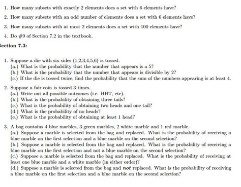 solved 1 how many subsets with exactly 2 elements does a
