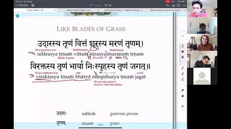 Lesson 6 Sanskrit For Beginners Course Stem Formation