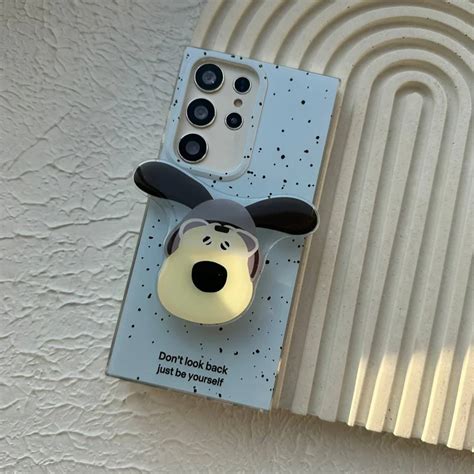 Moboluxe موبولوکس قاب گوشی سامسونگ سگ ملبان پاپ سوکت دار