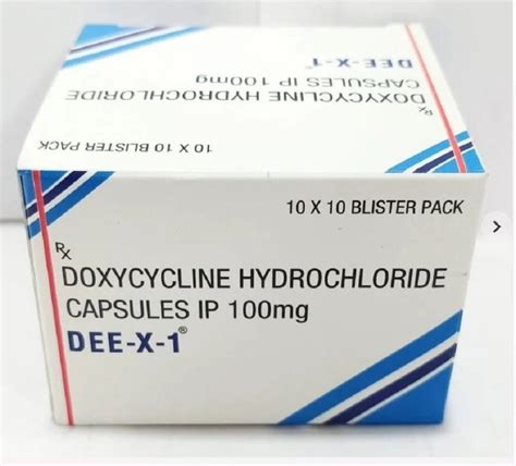 Doxycycline Hydrochloride Capsules Packaging Size 10x10 Pack At Best Price In Bangalore