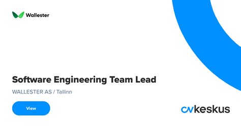 Cv Keskus Job Ad Software Engineering Team Lead 2024 08 16