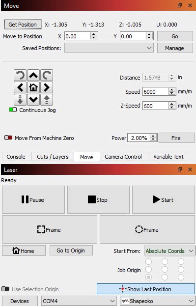 Machine Setup Trouble Lightburn Software Questions Lightburn Software Forum