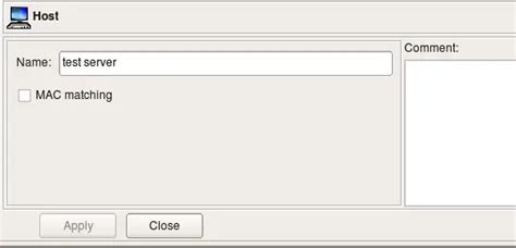 Using The Host Object In Firewall Builder