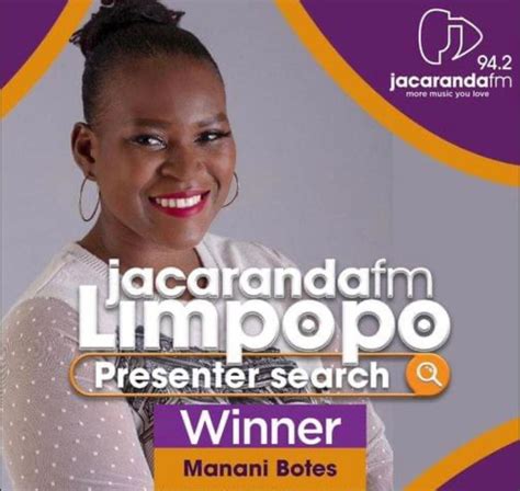 Limpopos Mamani Botes Wins Jacaranda Fm Radio Talent Hunt Radioinfo Africa
