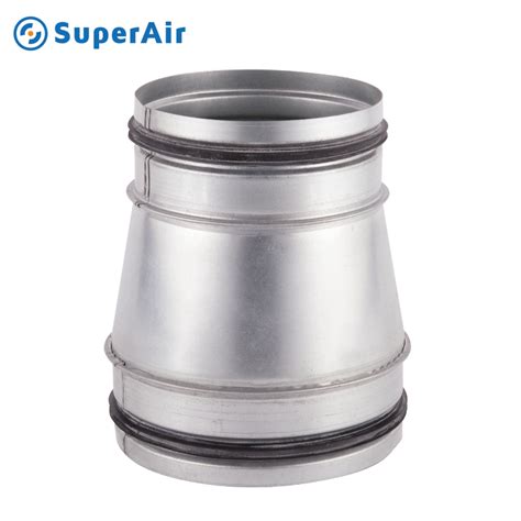 Segmented Reducer Hvac Duct Fittings Air Conditioning Installation