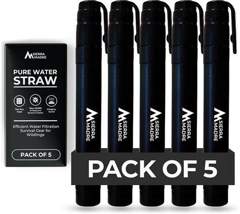 Hushwild Sierra Madre Pure Water Straw 264 Gallon Water Filter