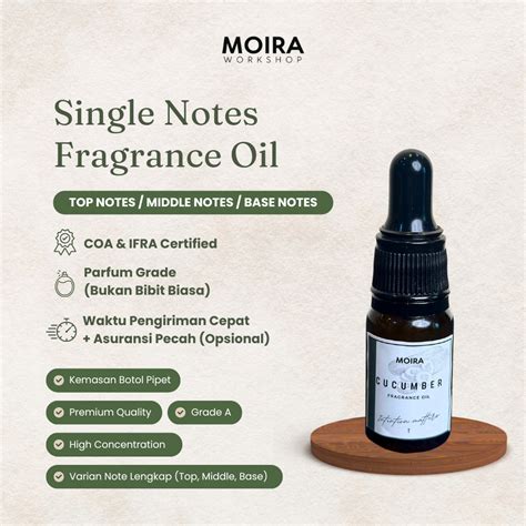 Jual Fragrance Oil 10ml Single Notes Diy Parfum Perfume Green Oriental Leathery Spice Spicy