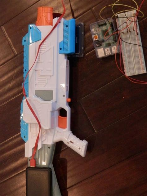 motion decting nerf gun piday raspberrypi raspberry pi adafruit