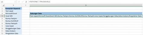 Rumus Terbaru Excel 365 Part 2 TEXTJOIN