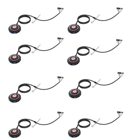 10x Pc Power Button Switch Portable Desktop Computer Switch With Extension Cord Pc Reset For