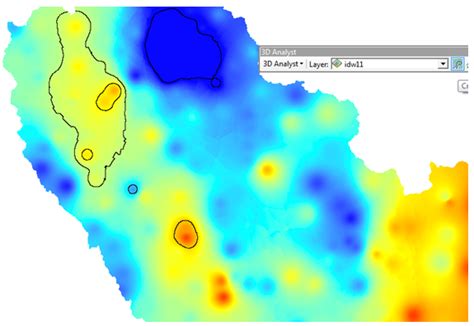 การใช้โปรแกรม Arcmap 10 การวิเคราะห์พื้นผิวภูมิประเทศ