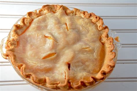 Short And Sweet Frozen Peach Pie I Sing In The Kitchen