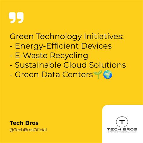 Tech Bros On Linkedin Greentech Sustainability Techbros Itconsulting Techconsulting