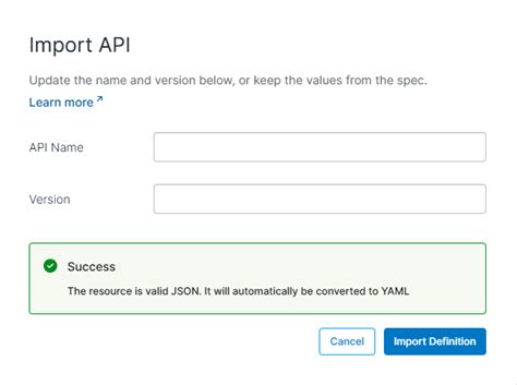 Importing Api Definitions Api Hub Design Documentation