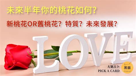 黑貓塔羅💫未來半年你的桃花如何？新桃花or舊桃花？特質？未來發展？ Youtube