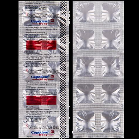 Cepodem Dt 100mg Tablet View Usage Side Effects Price And Subtitute Egmedi