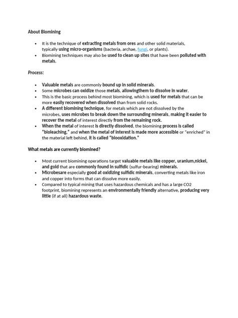 Bio Mining Pdf