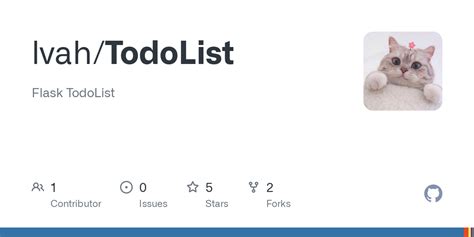 GitHub Lvah TodoList Flask TodoList