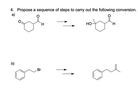Solved Propose A Sequence Of Steps To Carry Out The Chegg Com