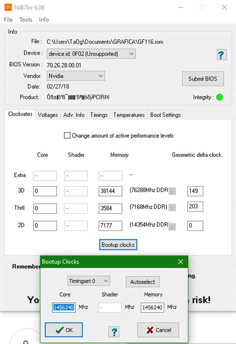 Nvidia GT Fake Bios Change TechPowerUp Forums