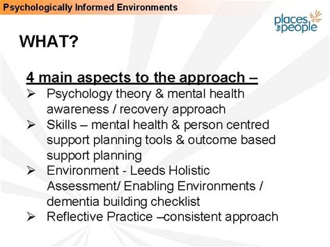 Psychologically Informed Environments Creating A Psychologically