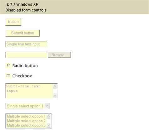 Styling Disabled Form Controls With Css 456 Berea Street