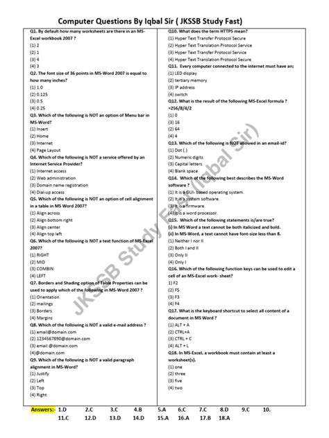 400 Computer Mcqs By Iqbal Sir Pdf Computer Data Storage Random
