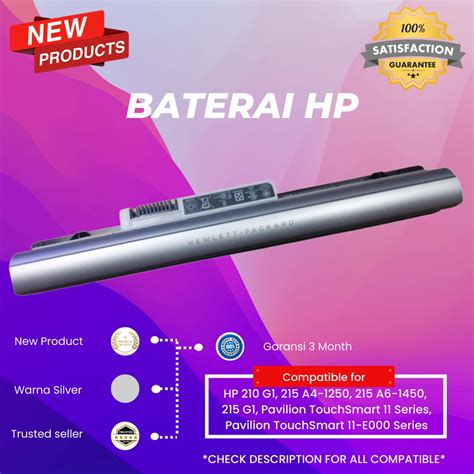 Jual Baterai Laptop Hp Pavilion Touchsmart Ori Shopee Indonesia
