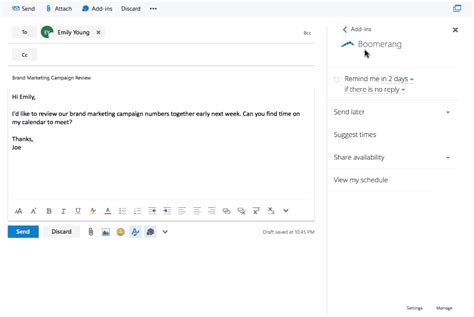 Share Outlook Calendar Availability Boomerang For Outlook