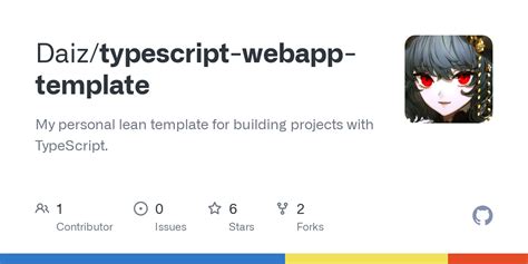 Github Daiztypescript Webapp Template My Personal Lean Template For