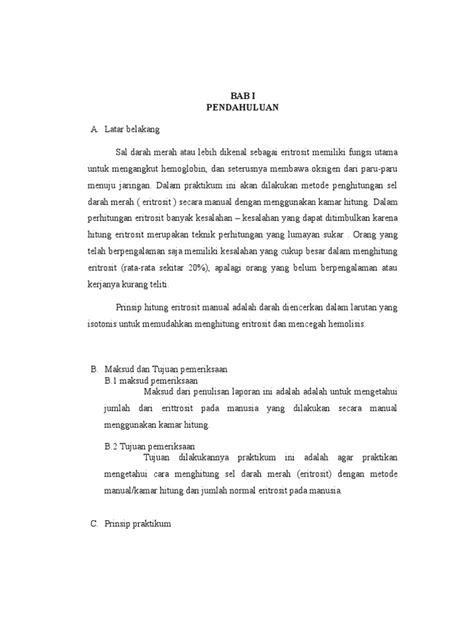 Hitung Jumlah Eritrosit Pdf