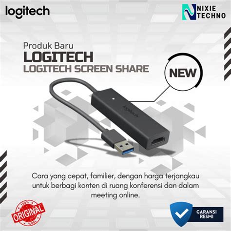 Jual Logitech Screen Share Garansi Resmi Jakarta Barat Nixietechno Tokopedia