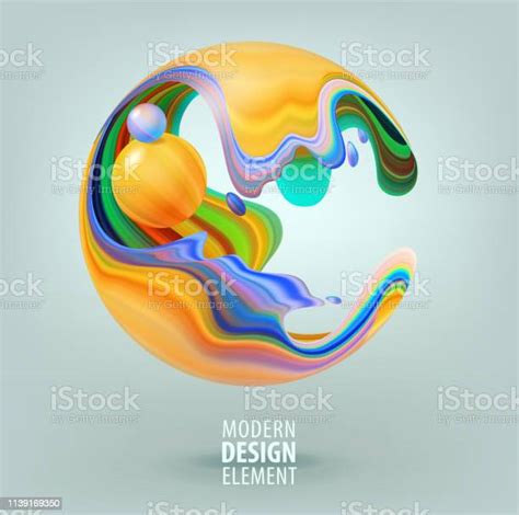 컴퓨터 그래픽 구체 내부에 3d 꽃잎과 디자인 요소 장식 디자인에 대 한 벡터 로고입니다 Eps10 로고에 대한 스톡 벡터 아트 및 기타 이미지 Istock