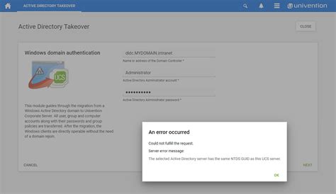 How To Do A Take Over Of Another Ucs Ad Dc Ucs Univention Corporate Server Univention Help