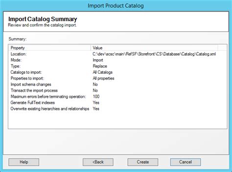 Import Catalog Data Using Catalog Manager Sitecore Documentation