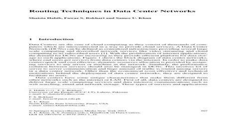 pdf routing techniques in data center networks samee u … pub h k 2015 bc kz