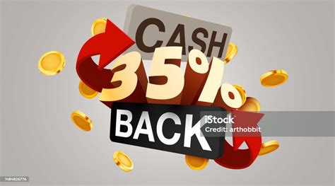 캐쉬백 35 아이콘은 회색 배경에 분리되어 있습니다 캐쉬백 또는 환불 라벨 35에 대한 스톡 벡터 아트 및 기타 이미지 35 3차원 형태 가격 Istock