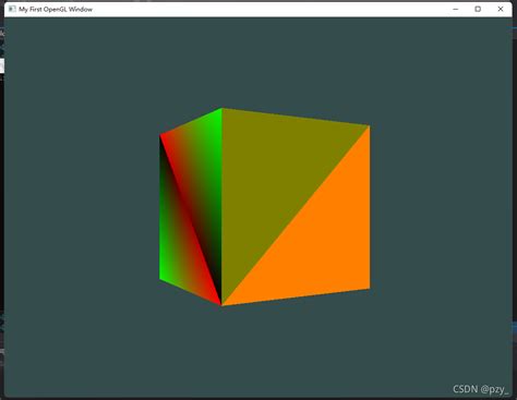 入门opengl 旋转的立方体 c opengl写出一个旋转立方体csdn csdn博客