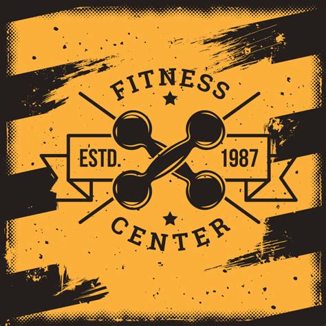 矢量健身海报设计图片 矢量抽象复古健身海报设计素材 高清图片 摄影照片 寻图免费打包下载