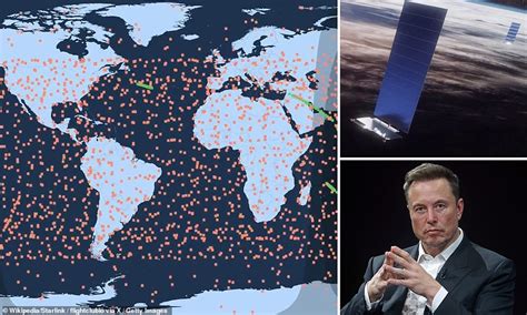 5 000 Starlink Aircraft Whizzing Around Earth To Outnumber The Stars Daily Mail Online