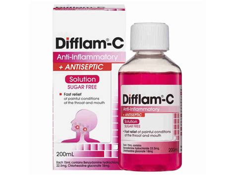 Difflam Plus Solution 200ml Kensington Pharmacy Ltd