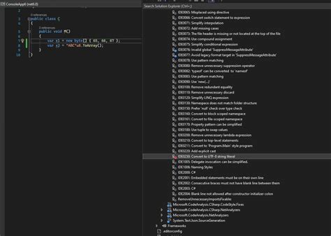 Ide0230 Convert To Utf 8 String Literal Doesnt Work · Issue 63380