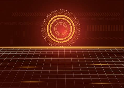 Premium Vector High Tech Digital Technology Network Abstract
