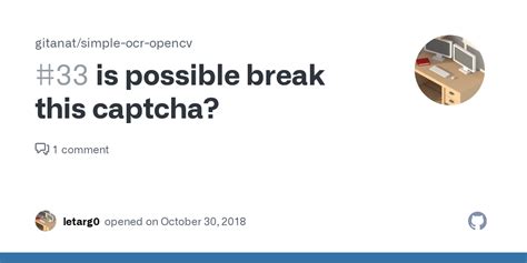 Is Possible Break This Captcha Issue Gitanat Simple Ocr Opencv