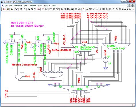 Diagrama Elétrico Da Ula De 8bits Proposta Contendo Os Módulos