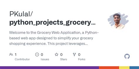 Github Pkulalpythonprojectsgrocerywebapp Welcome To The Grocery